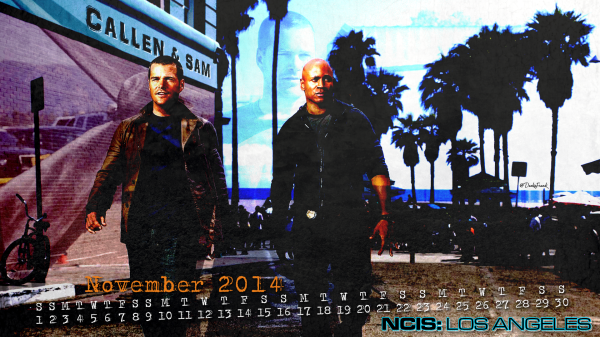 NCIS Los Angeles Desktop Calendar For November | NCISLA Magazine